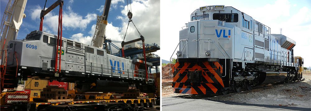 VLI amplia sua frota de locomotivas - Brasil 247