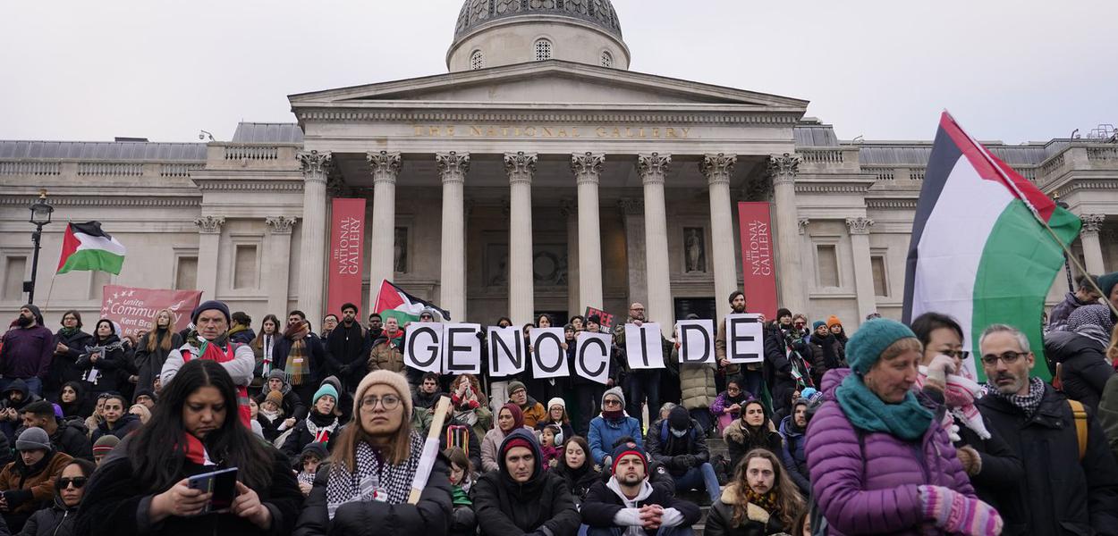 Globalni dan akcije protiv rata između Izraela i Hamasa, održan marš u ...