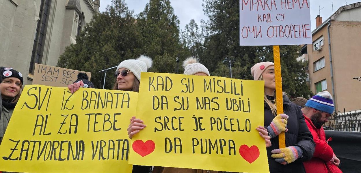 Protest i blokada u Vršcu: "Iz Banata iz inata"