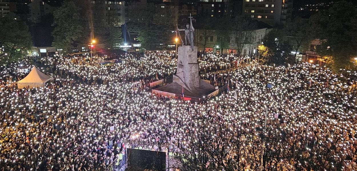 Održan protest "Pumpaj, pumpaj, Ibar vodo" u Kraljevu, protest ispred ...