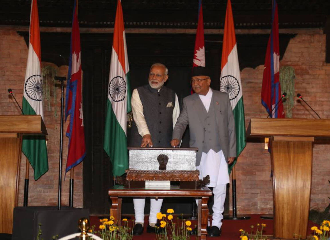 Oli-Modi launch Arun III | Nepali Times