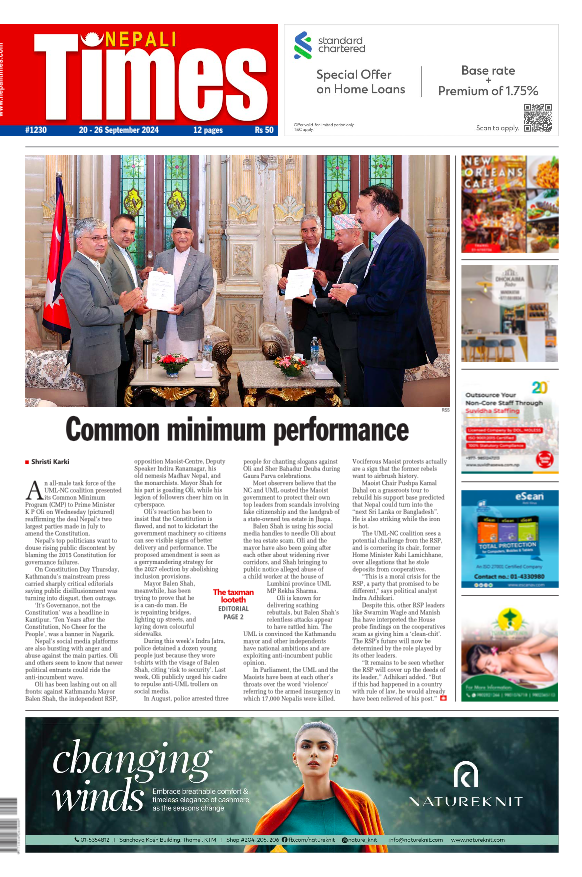 Nepali Times #1230 (20-26 September 2024) | Nepali Times